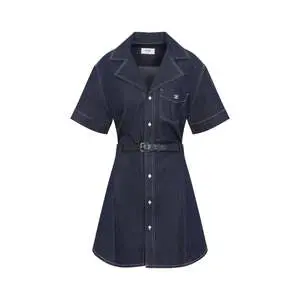 Celine Denim Dress - Blue