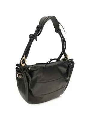 Isabel Marant Étoile Maia Shoulder Bag In Lambskin - Black