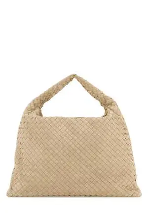 Bottega Veneta Suede Hop Shoulder Bag - Brown