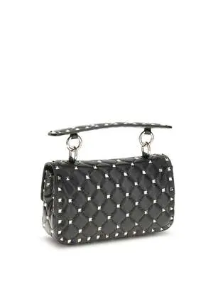 Valentino Garavani Rockstud Spike Mini Top Handle Bag - Black
