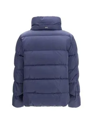 Herno Satin Down Jacket - Blue