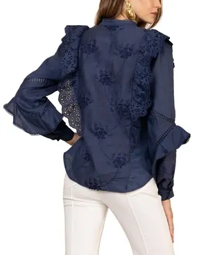 Hale Bob Eulalia Linen Top