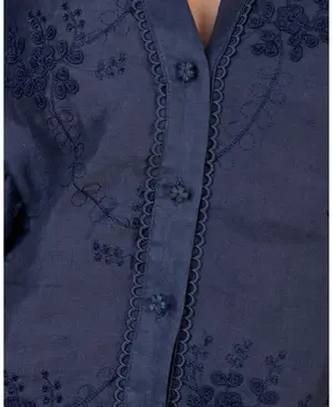 Hale Bob Eulalia Linen Top