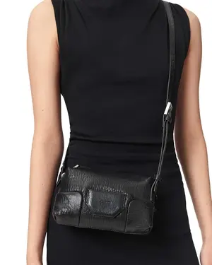 ALLSAINTS Ares Micro Leather Crossbody