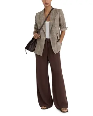 REISS Petite Elastic Waist Trousers