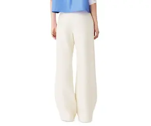 Maje Lurex Tweed High Rise Pants