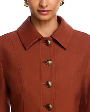 Veronica Beard Laramie Dickey Point Collar Jacket