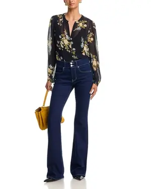 Veronica Beard Ashlynn Silk Blouse