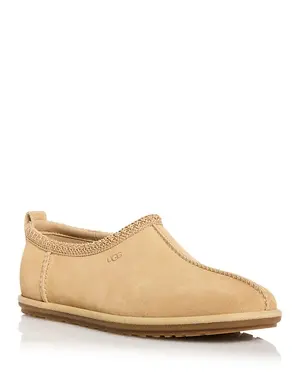 UGG Tasman Leather Deconstructed Clogs - Sand