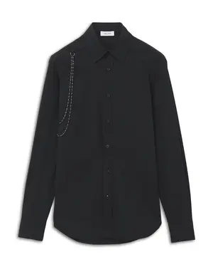 Alexander McQueen Stretch Chain Harness Shirt