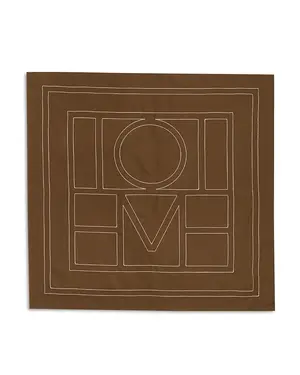 TOTEME Embroidered Monogram Silk Scarf