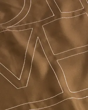 TOTEME Embroidered Monogram Silk Scarf