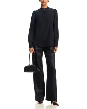 Alexander McQueen Wishbone Silk Shirt