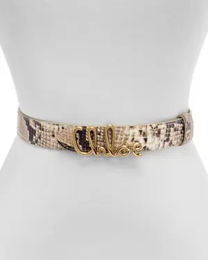 Chloé Iconic Reversible Leather Belt