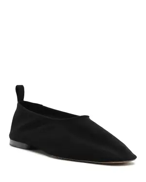 Schutz Hadley Suede Ballet Flats - Black