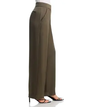 Simkhai Kyra Classic Woven Wide Leg Pants