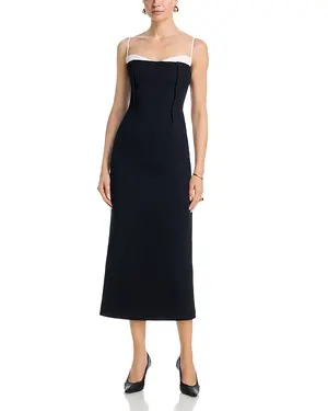 Simkhai Kristen Sleeveless Midi Dress - Black Multi
