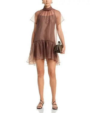 Simkhai Beaux Tiered Mini Dress
