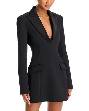Simkhai Marina Blazer Mini Dress - Black