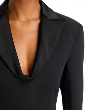 Simkhai Marina Blazer Mini Dress - Black