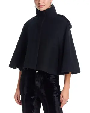 Simkhai Yara Cape Jacket - Black