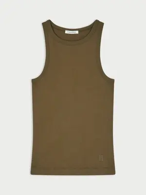 BY MALENE BIRGER Mani Organic Cotton Tank Top - Hunt