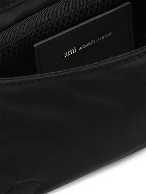 AMI Paris Marcel Nylon Shoulder Bag