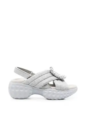 ROGER VIVIER Viv Run Embellished Sandals
