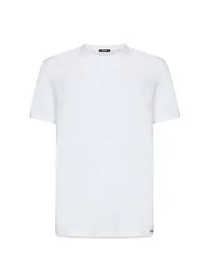TOM FORD Regular-fit Cotton-modal T-shirt With Stretch - White