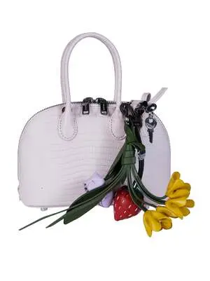SELF-PORTRAIT Exotic Lizard Textured Mini Handbag