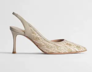 Dior Adiorable Slingback Pump - Beige