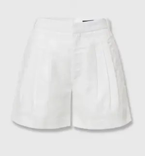 Rag & Bone Chappel Tailored Short - White