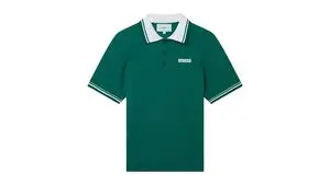 Casablanca Textured Pique Polo Shirt - Green