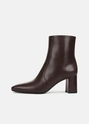 Vince Women's Tegan Leather Ankle Boot Ganache