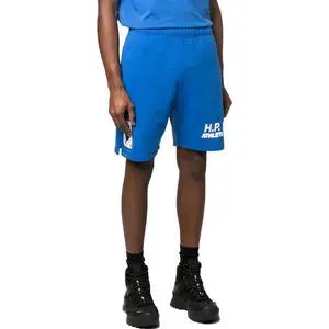 Heron Preston Athletic Shorts With Graphic Appliqu