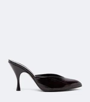 HERBERT LEVINE Pointed Toe Leather Mules