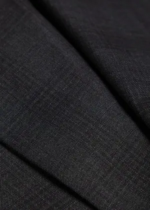 BLAZÉ MILANO Everyday Plaid Double-breasted Wool Blazer