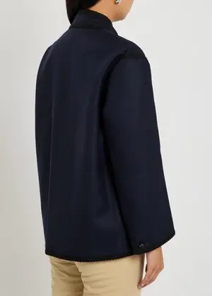 BLAZÉ MILANO Curly Embroidered Wool Jacket