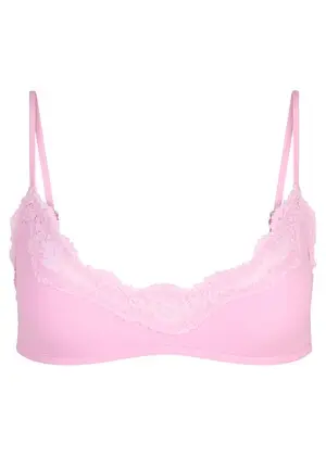 SKIMS Lace-trimmed Stretch-jersey Bralette
