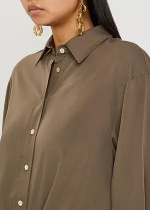 Isabel Marant Étoile Fabriza Logo-embroidered Modal-blend Shirt