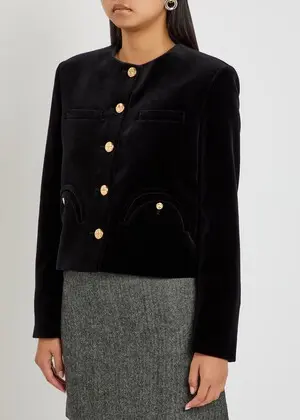 BLAZÉ MILANO Shamo Bolero Velvet Jacket