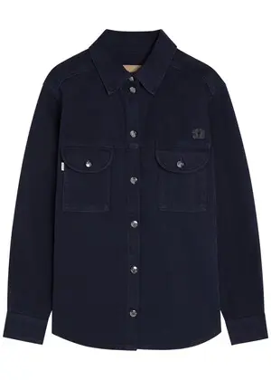 BLAZÉ MILANO Berber Logo-embroidered Denim Shirt