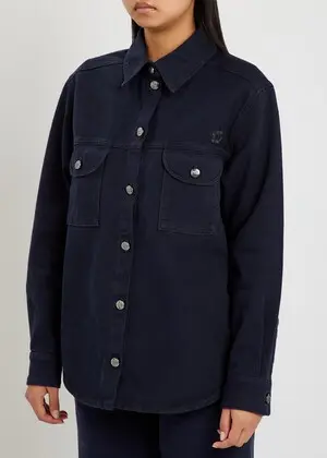 BLAZÉ MILANO Berber Logo-embroidered Denim Shirt