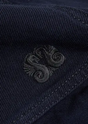 BLAZÉ MILANO Berber Logo-embroidered Denim Shirt