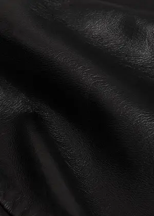 BLAZÉ MILANO Popeye Leather Knee-length Skirt