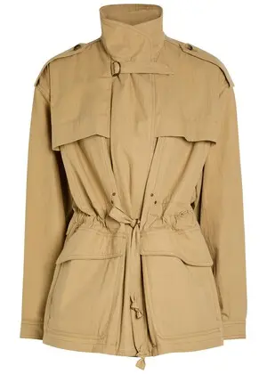 Isabel Marant Étoile Adelys Cotton-blend Gabardine Trench Jacket