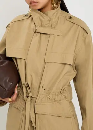 Isabel Marant Étoile Adelys Cotton-blend Gabardine Trench Jacket