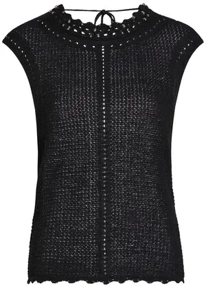 Isabel Marant Étoile Metorie Bead-embellished Crochet Top
