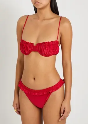 Faithfull The Brand Alma Ruffled Bikini Briefs