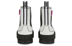 PUMA Mayze Pop Chelsea Boots - White/black